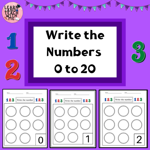 Numbers 0-20 Writing Worksheets | Made By Teachers