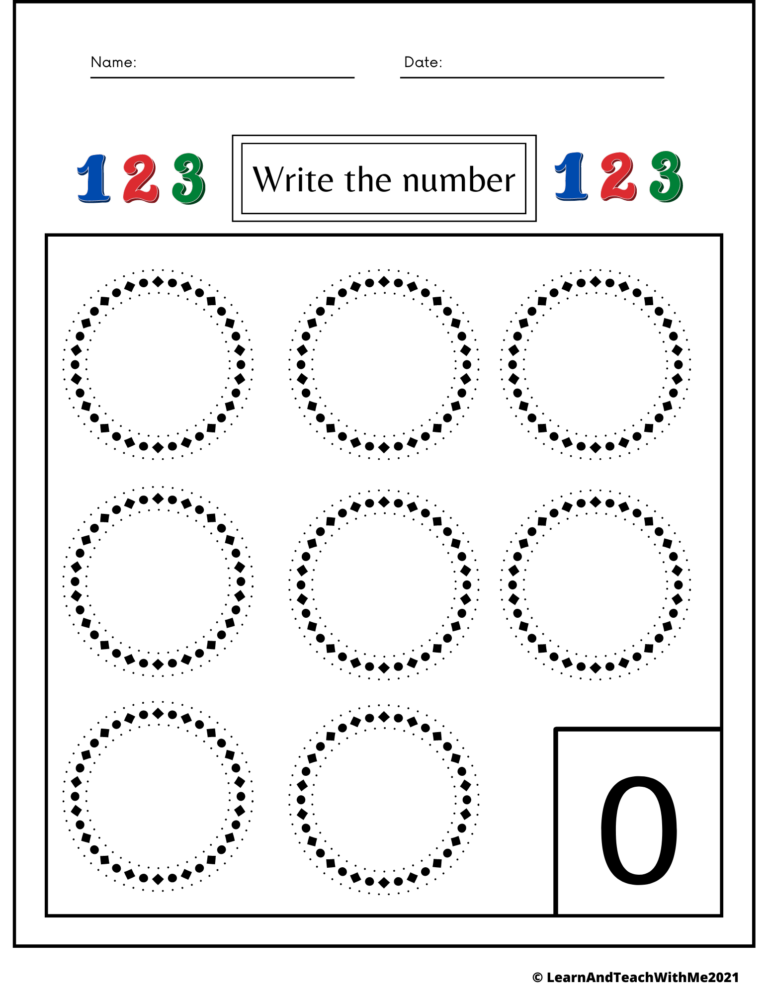 Numbers 0-20 Writing Worksheets | Made By Teachers
