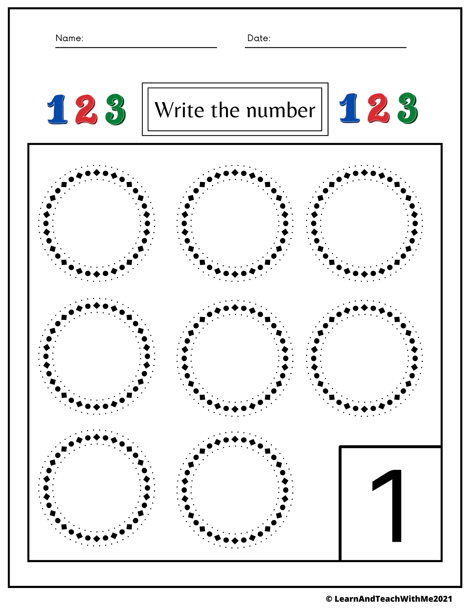 Numbers 0-20 Writing Worksheets | Made By Teachers