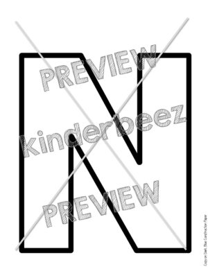 Letter N Craft, Nn is for Night, Night Craft | Made By Teachers