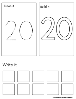 Fine Motor Activities Number Playdough Mats 1-20 - Made By Teachers