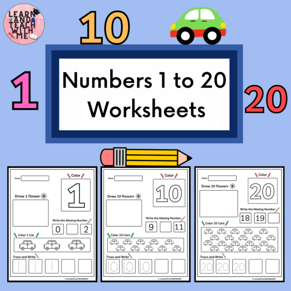 Numbers 1-20 Worksheets | Made By Teachers
