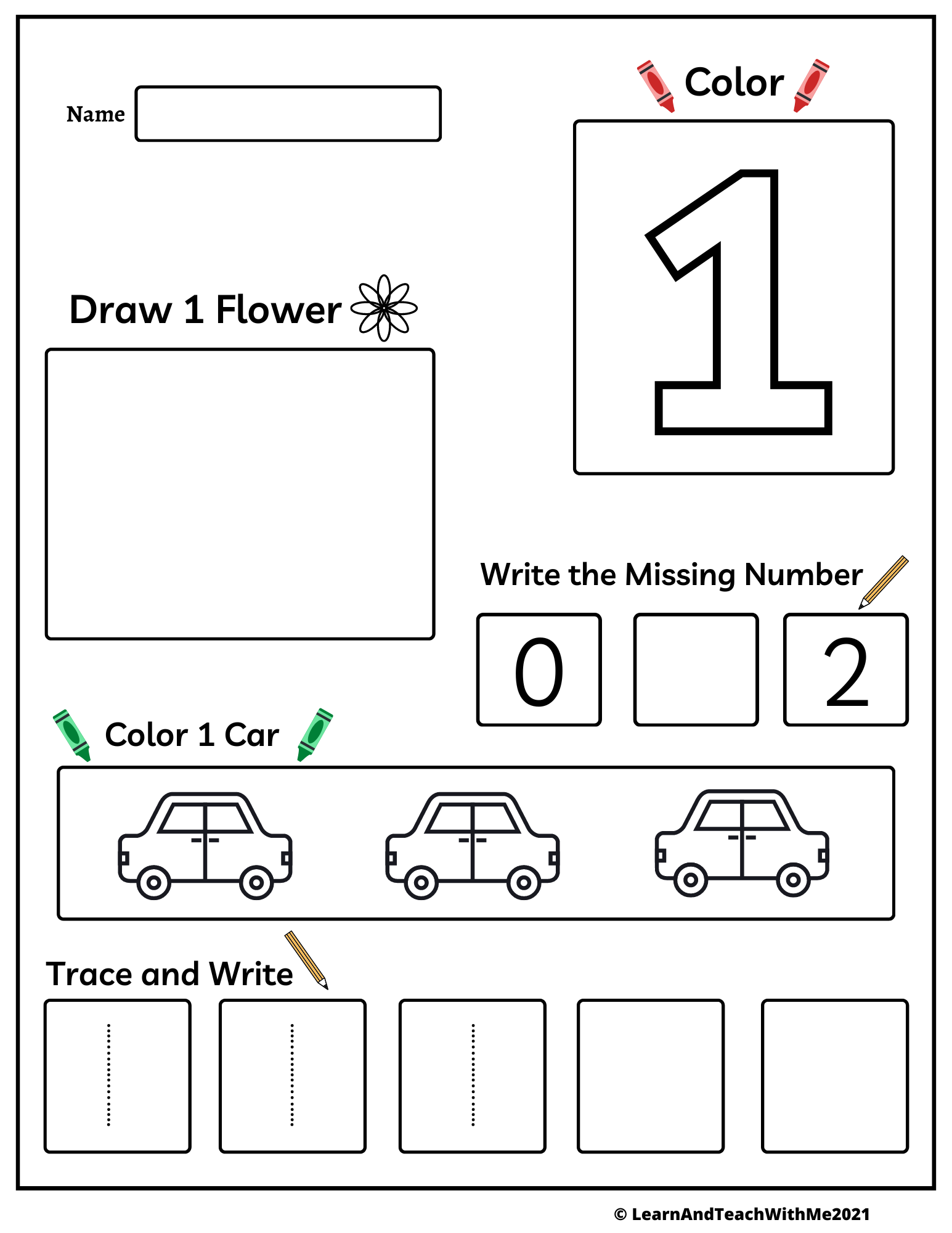 Numbers 1 20 Worksheets Made By Teachers