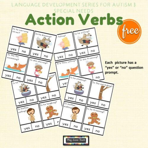 Yes No Questions Action Verbs FREE | Made By Teachers