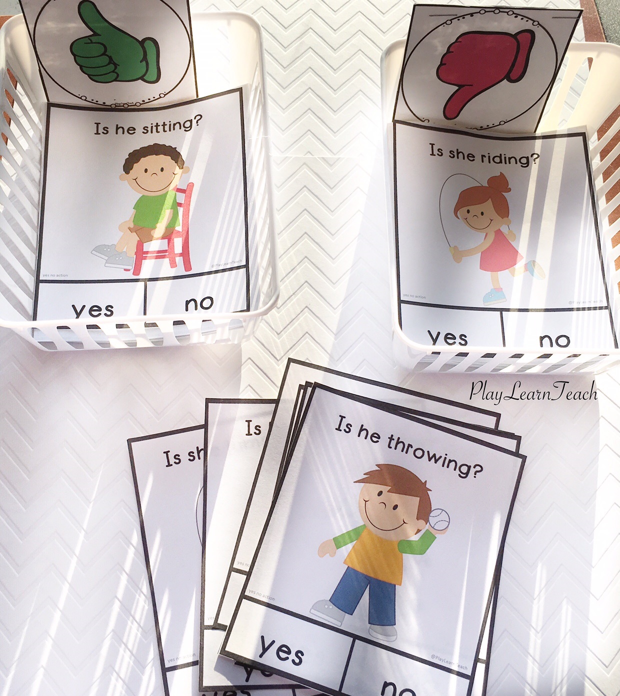 Yes No Questions Action Verbs Autism | Made By Teachers