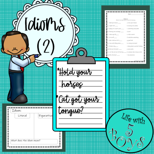 Idioms Activity Set 2 | Made By Teachers
