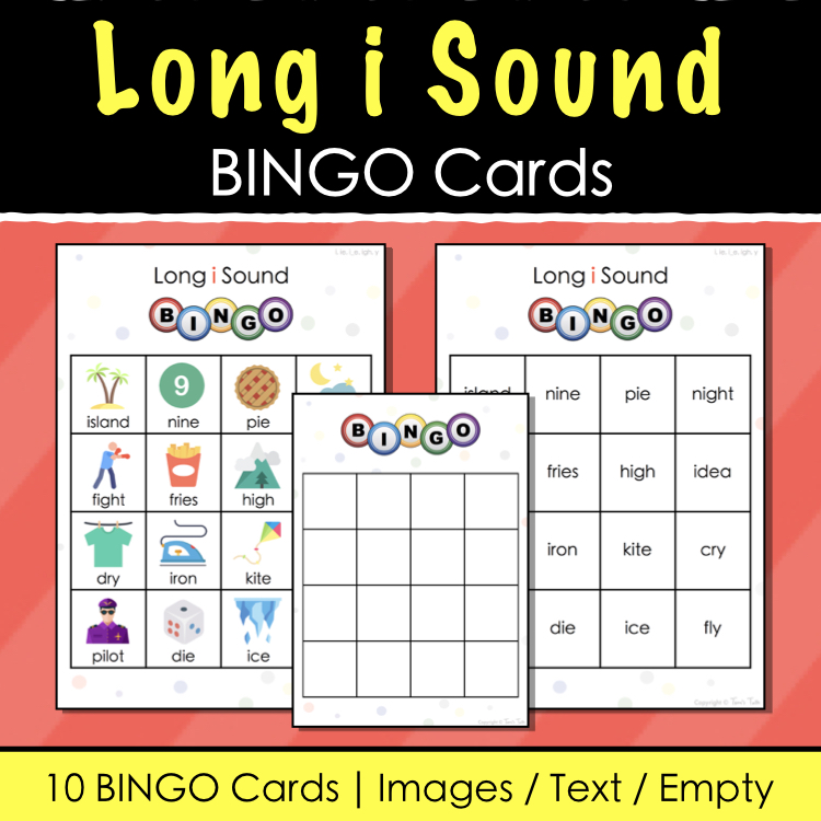 Long i Sound - Digital Quiz, Digital Flash Cards, Word Lists and ...