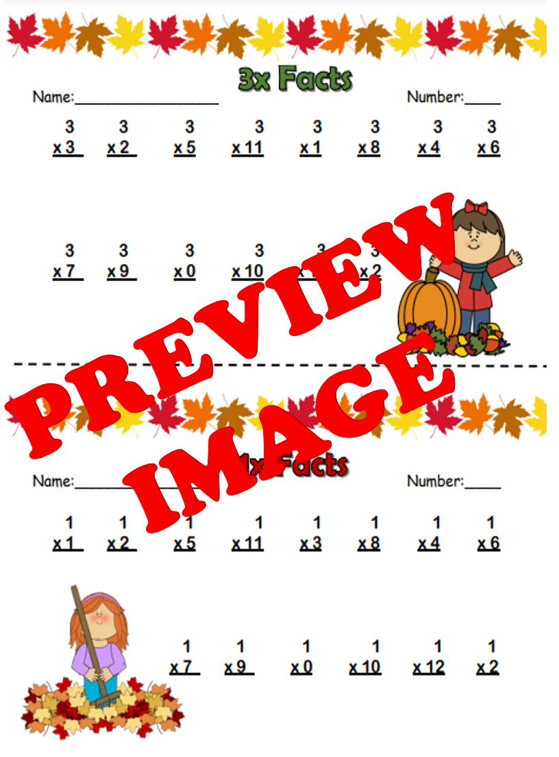 Thanksgiving Math: Multiplication Worksheets | Made By Teachers