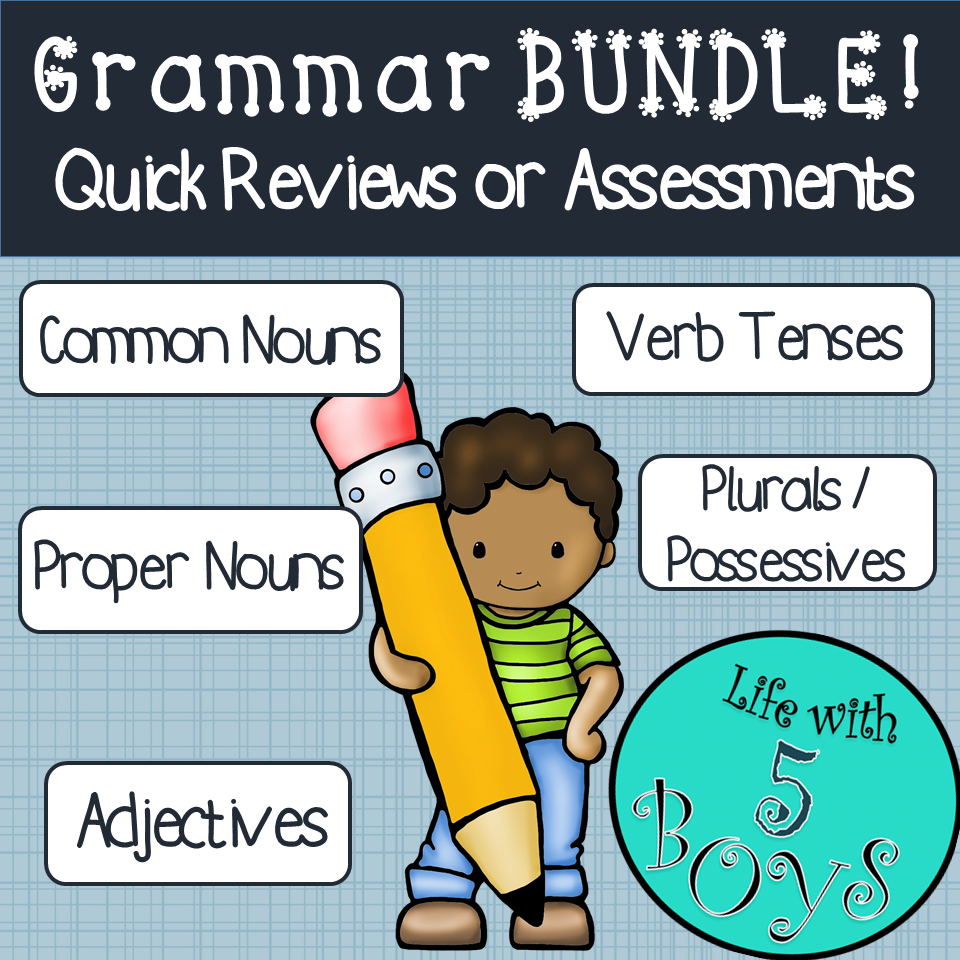 Grammar Activities Review BUNDLE | Made By Teachers