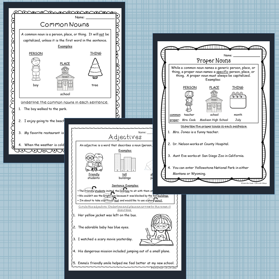 Grammar Activities Review BUNDLE - Made By Teachers