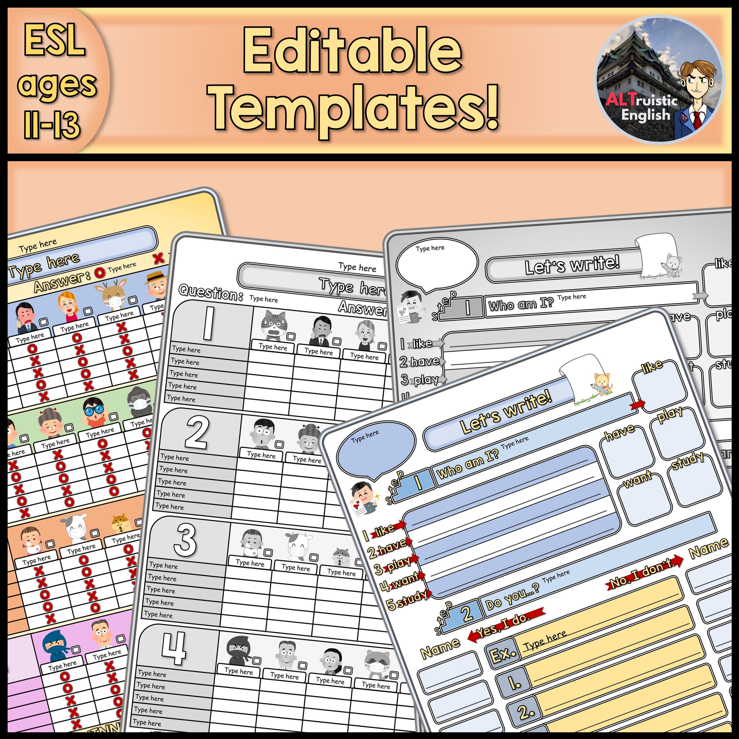 ESL Do you verb Guess Who Full Lesson Interactive English Grammar ...