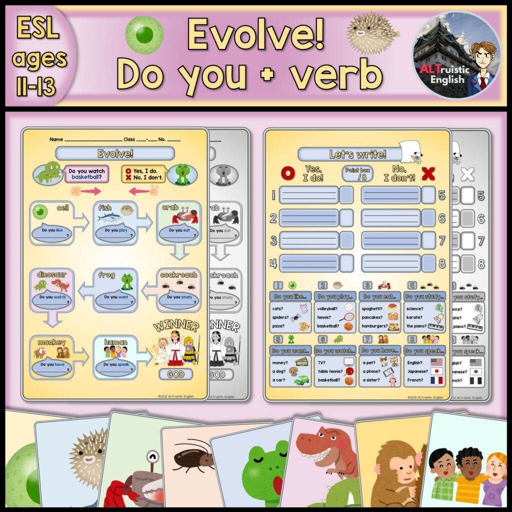 Do You Verb Editable English Grammar Speaking and Writing Activities ...