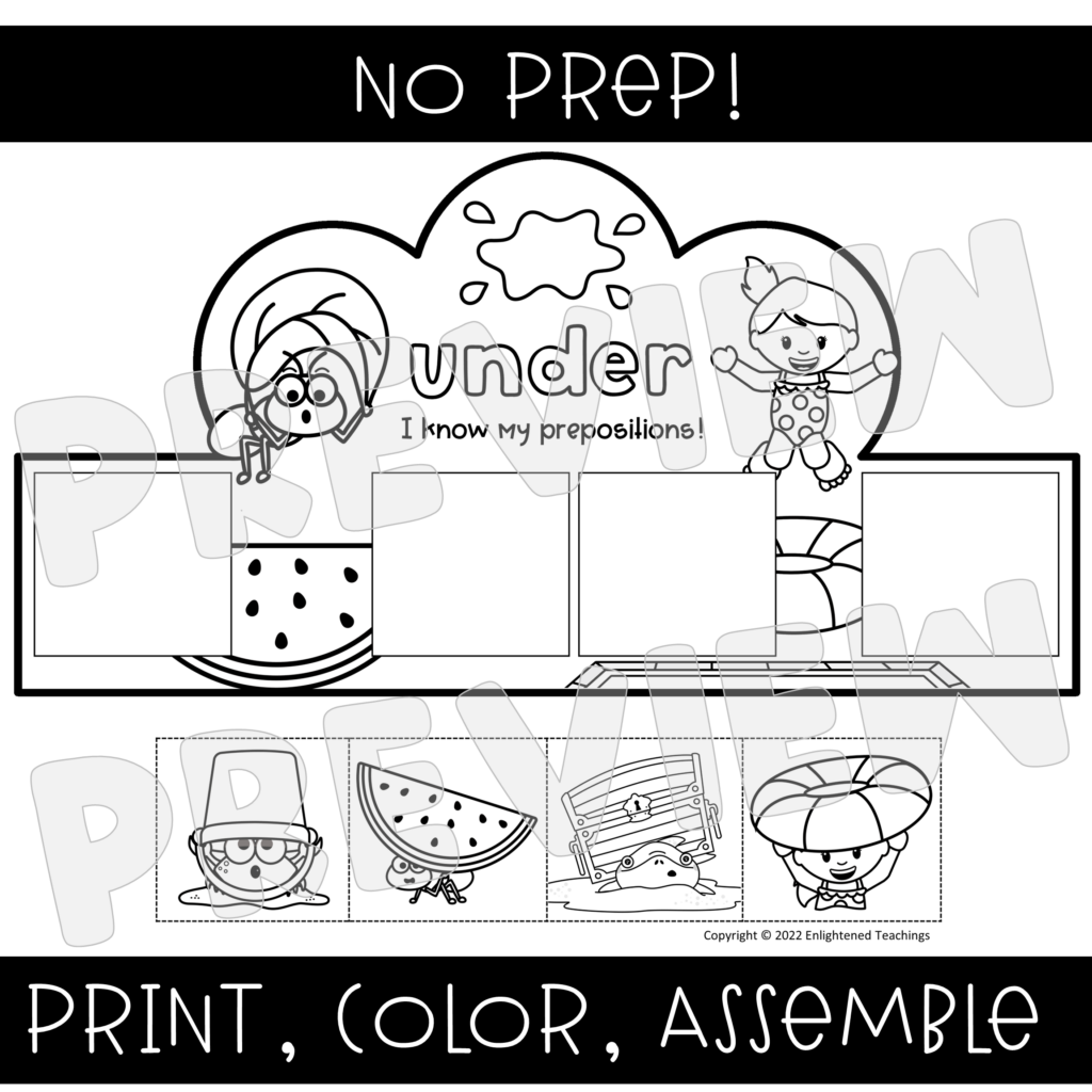 Summer Preposition Crowns Headbands - Summer Positional Word Hats ...