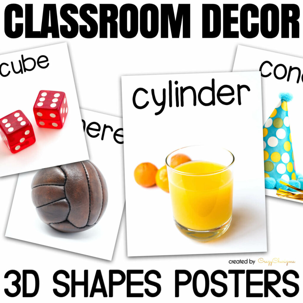 3D Shape Posters | Made By Teachers