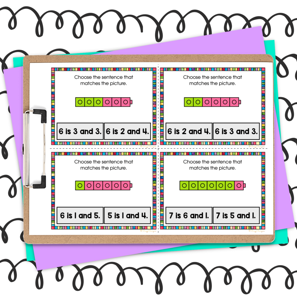 Decomposing Numbers Math Centers | Made By Teachers