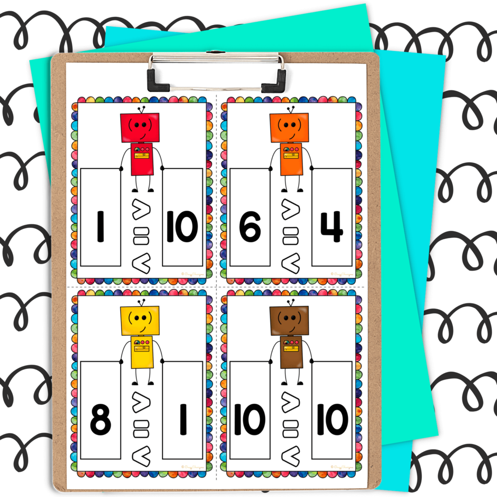 Comparing Numbers Math Centers Greater Than Less Than | Made By Teachers