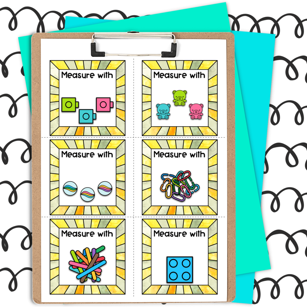 Measurement Activities Nonstandard Measurement Length Width | Made By ...