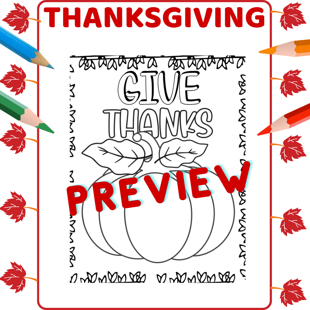 Thanksgiving Coloring Pages November Activity | Made By Teachers