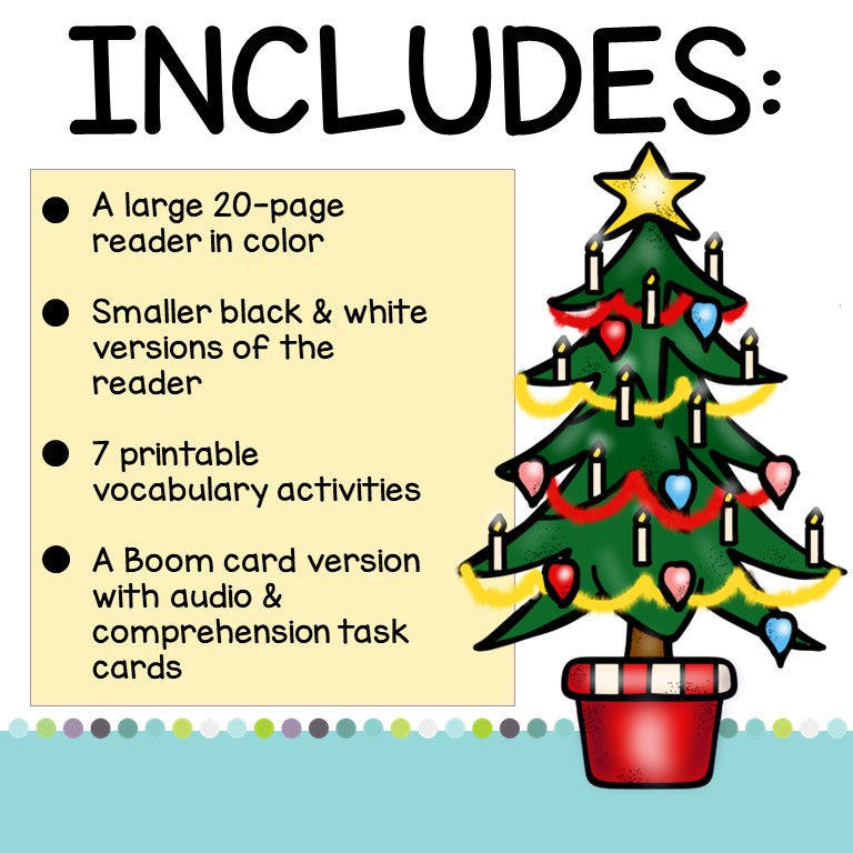 Cuento de Navidad Spanish Christmas Carol Reader & Boom Cards Audio ...