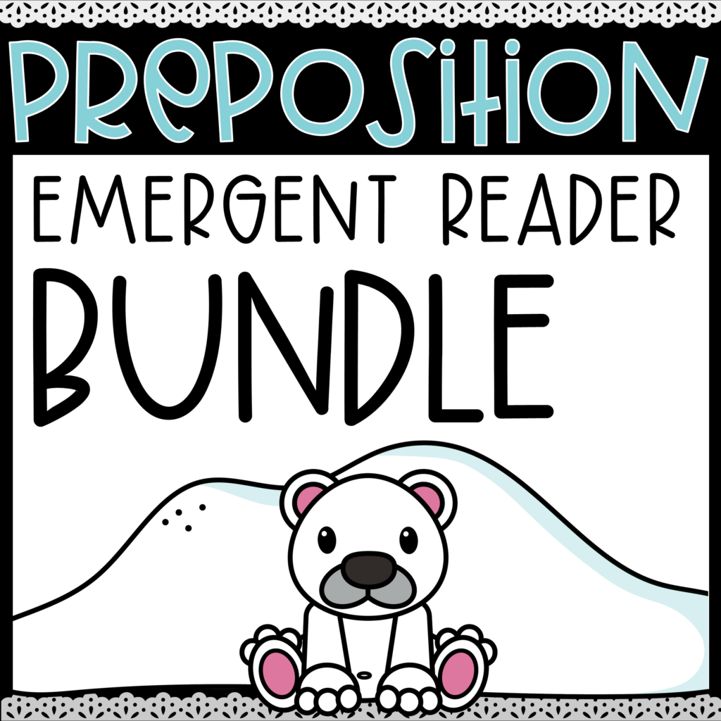Winter Prepositions Emergent Reader BUNDLE Arctic Animals | Made By ...
