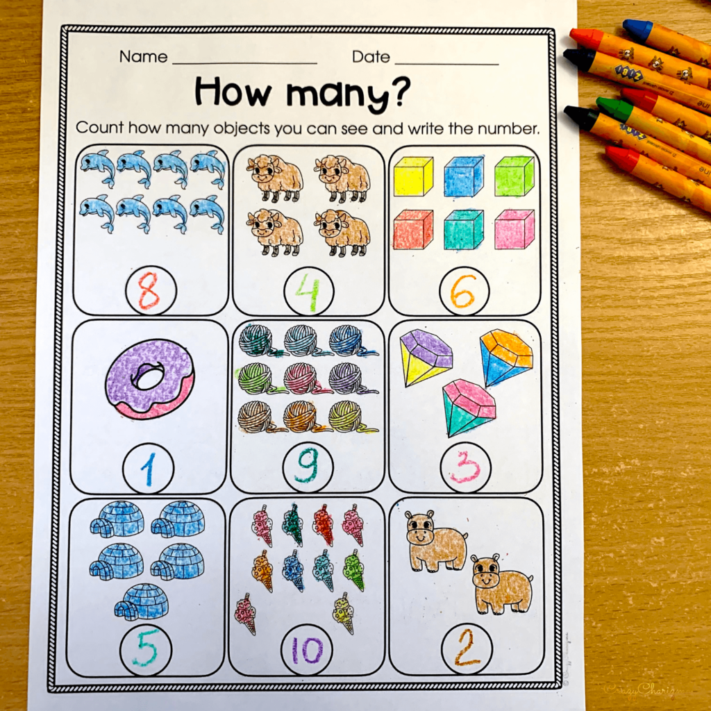 Kindergarten Math Centers Worksheets Kindergarten Math Curriculum ...
