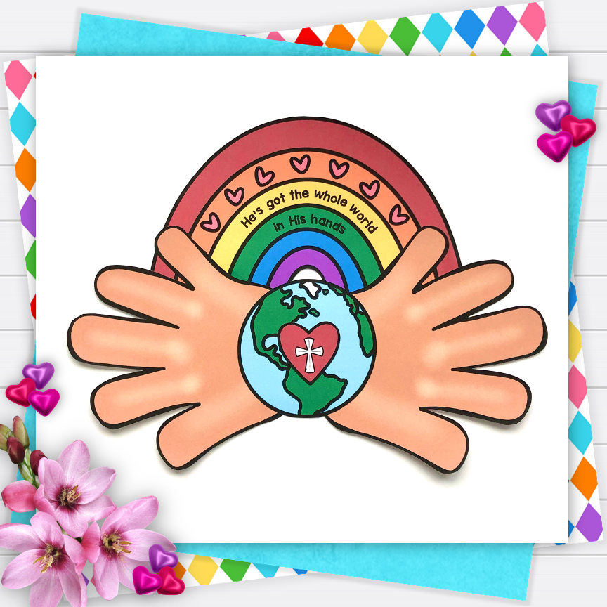 He's Got the Whole World in His Hands | Religious Craft | Sunday School ...