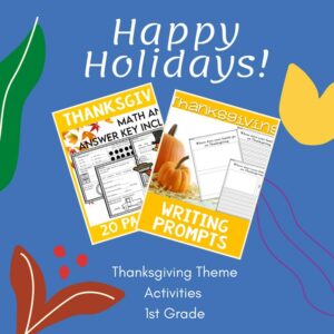 Simple Thanksgiving Activities | 1st Grade | Made By Teachers