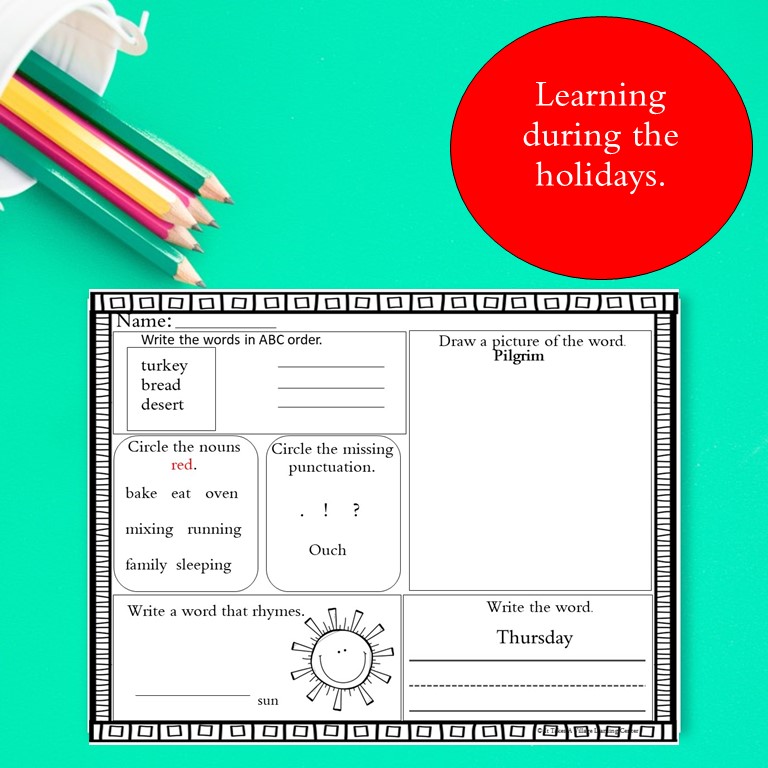 Simple Thanksgiving Activities | 1st Grade | Made By Teachers