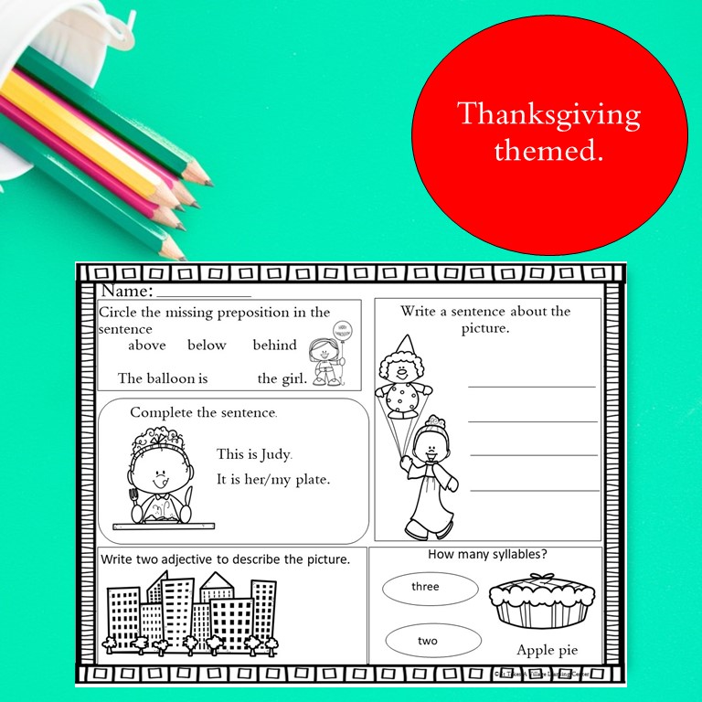 Thanksgiving Theme Activities | 2nd Grade | Made By Teachers