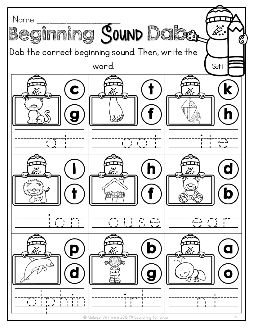 Winter Printables {Kindergarten} | Made By Teachers