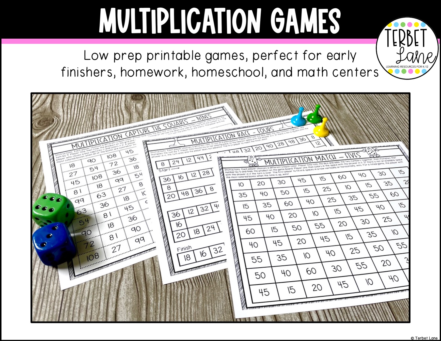 Multiplication Games Printable | Made By Teachers
