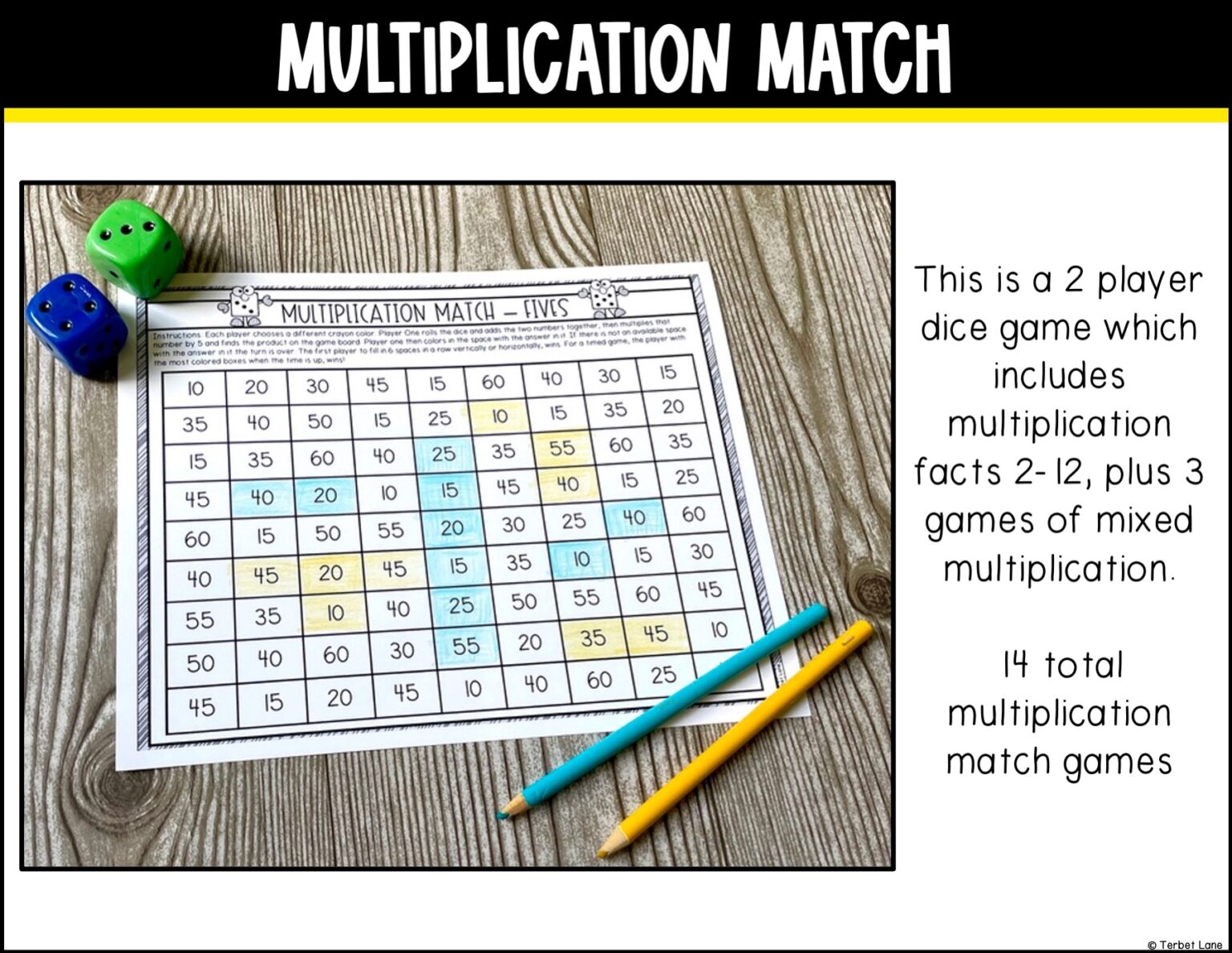 Multiplication Games Printable - Made By Teachers