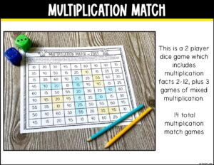 Multiplication Games Printable | Made By Teachers