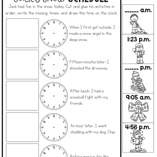 Winter Printables {3rd Grade} | Made By Teachers