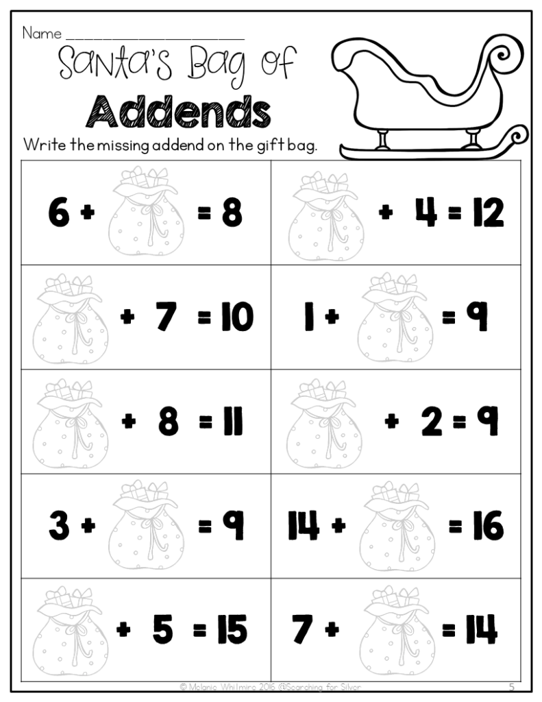 Christmas Printables {1st Grade} | Made By Teachers