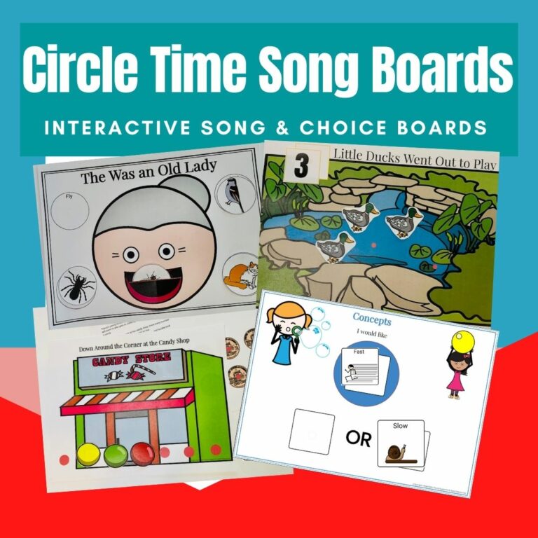 Circle Time Interactive Song Boards | Made By Teachers