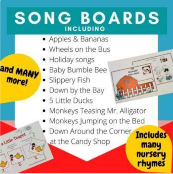 Circle Time Interactive Song Boards | Made By Teachers