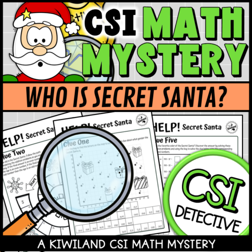 Christmas CSI Math Mystery Detective with Who is Secret Santa? | Made ...