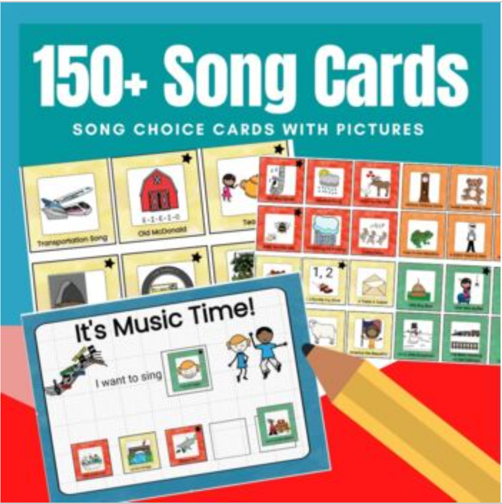 Circle Time Song Visuals Bundle Ideal for Preschool Special Education ...