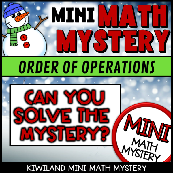 Christmas Mini Math Mystery with Order of Operations - Made By Teachers