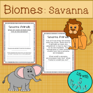 Savanna Biome Activity | Made By Teachers