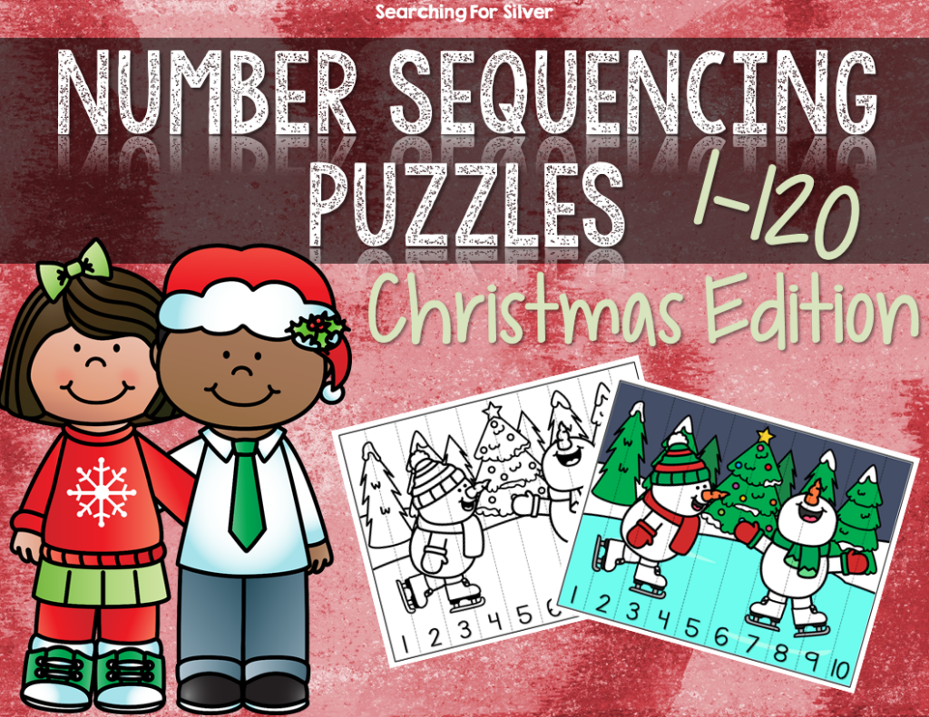 Christmas Number Sequencing Puzzles 1-120 | Made By Teachers