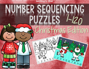 Christmas Number Sequencing Puzzles 1-120 | Made By Teachers