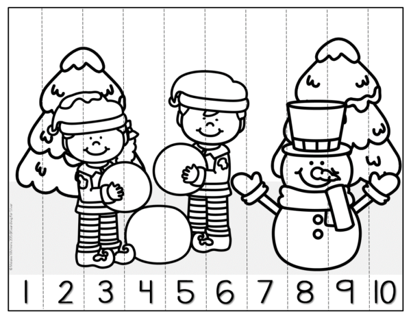 Christmas Number Sequencing Puzzles 1-120 - Made By Teachers