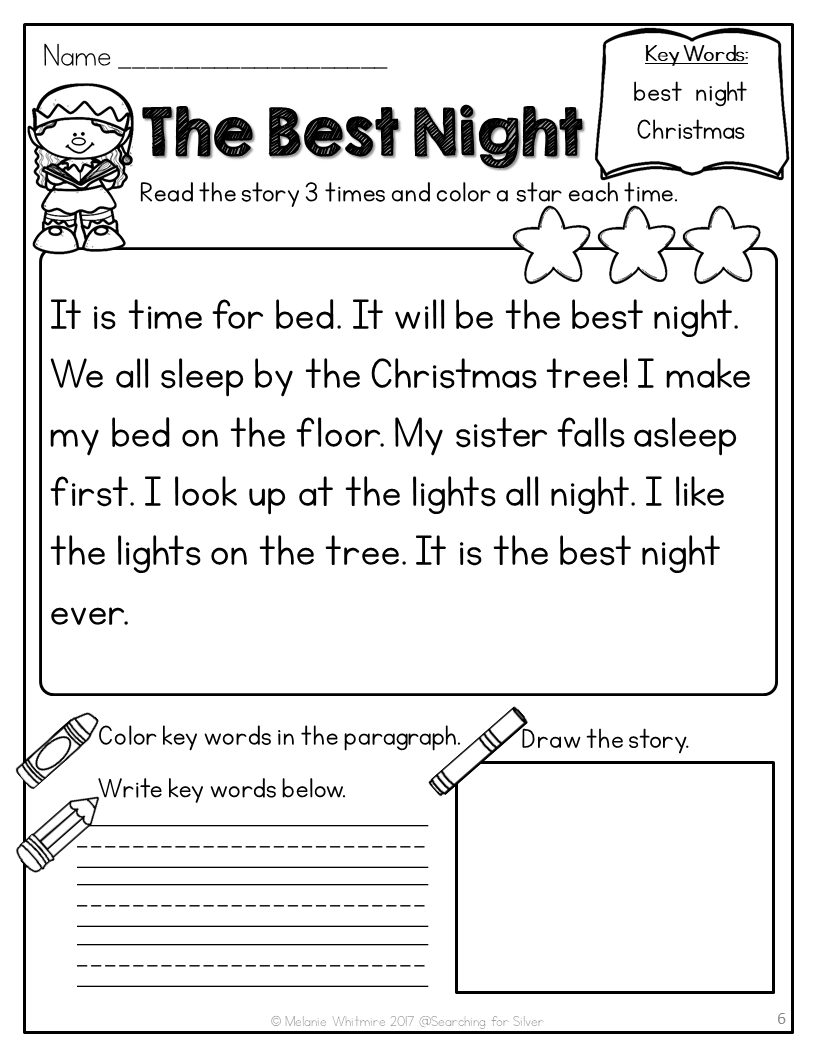 December Reading Fluency Passages | Made By Teachers