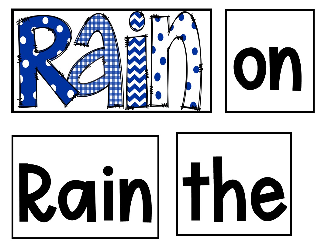 Rain {3 Pocket Chart Poems, 2 Student Books and a Graphing Activity ...