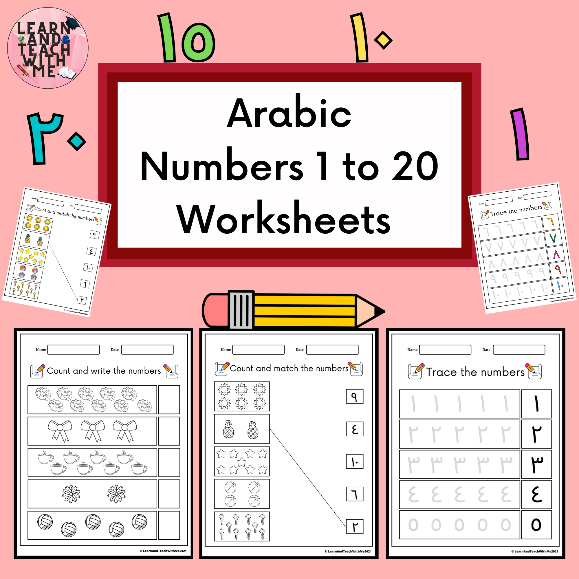 Arabic Letter Find and Color Worksheets | Made By Teachers