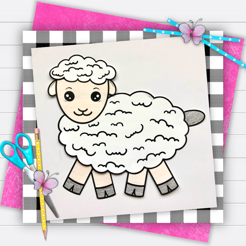Sheep Craft | Lamb Craft | Farm Animal Craft | Made By Teachers