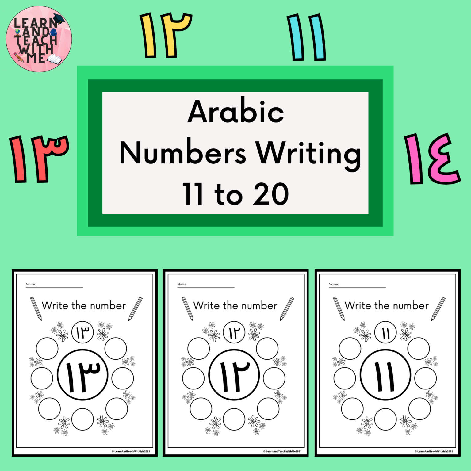 Numbers 11-20 Writing Worksheets | Made By Teachers