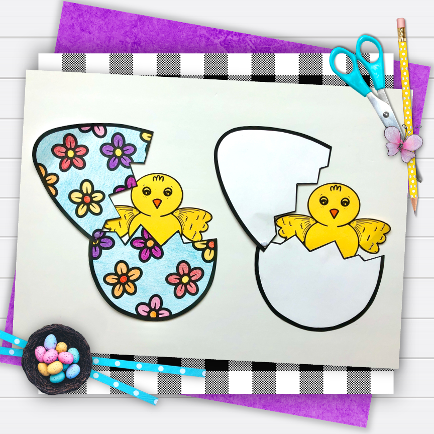 Hatching Chick Craft | Spring Craft | Farm Animals | Easter Craft ...